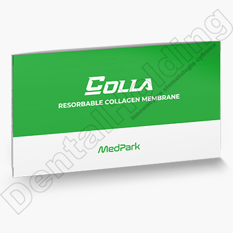 dhcentrum > COLLA DM - membrana wielowarstwowa krosowana 30x40 długoresorbowalna wym. 30x40